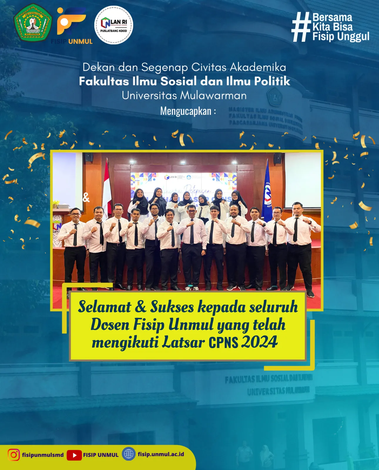 Selamat dan Sukses kepada Seluruh Dosen Fisip Unmul yang telah ...